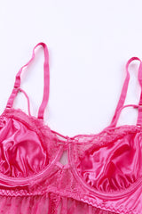 Rose Underwire Babydoll Chemise & G-String Set – DVL Shop